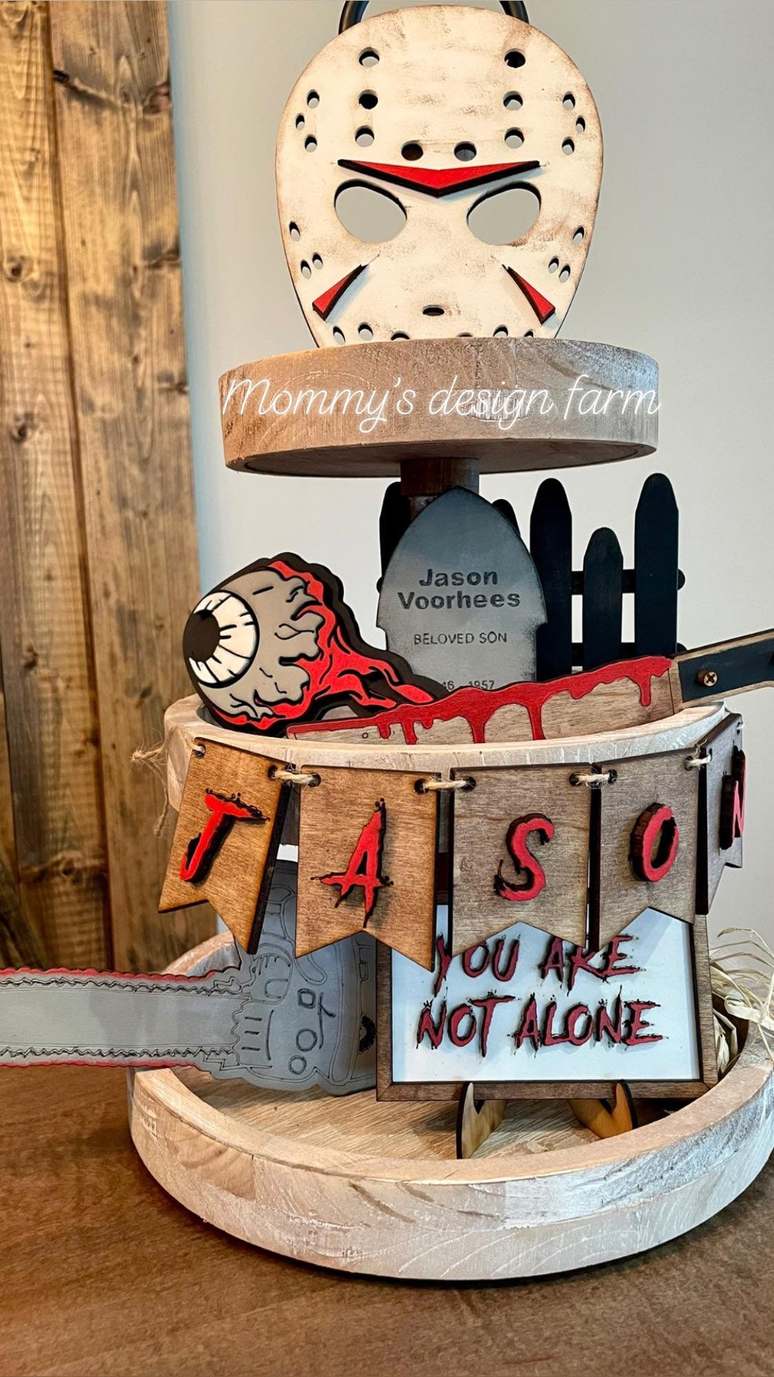 Horror Movie Sign / Tiered Tray Decor / Horror Decor / Horror - Etsy