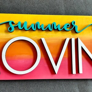 Summer Interchangeable Rectangle INSERT Piece ONLY | Interchangeable ...