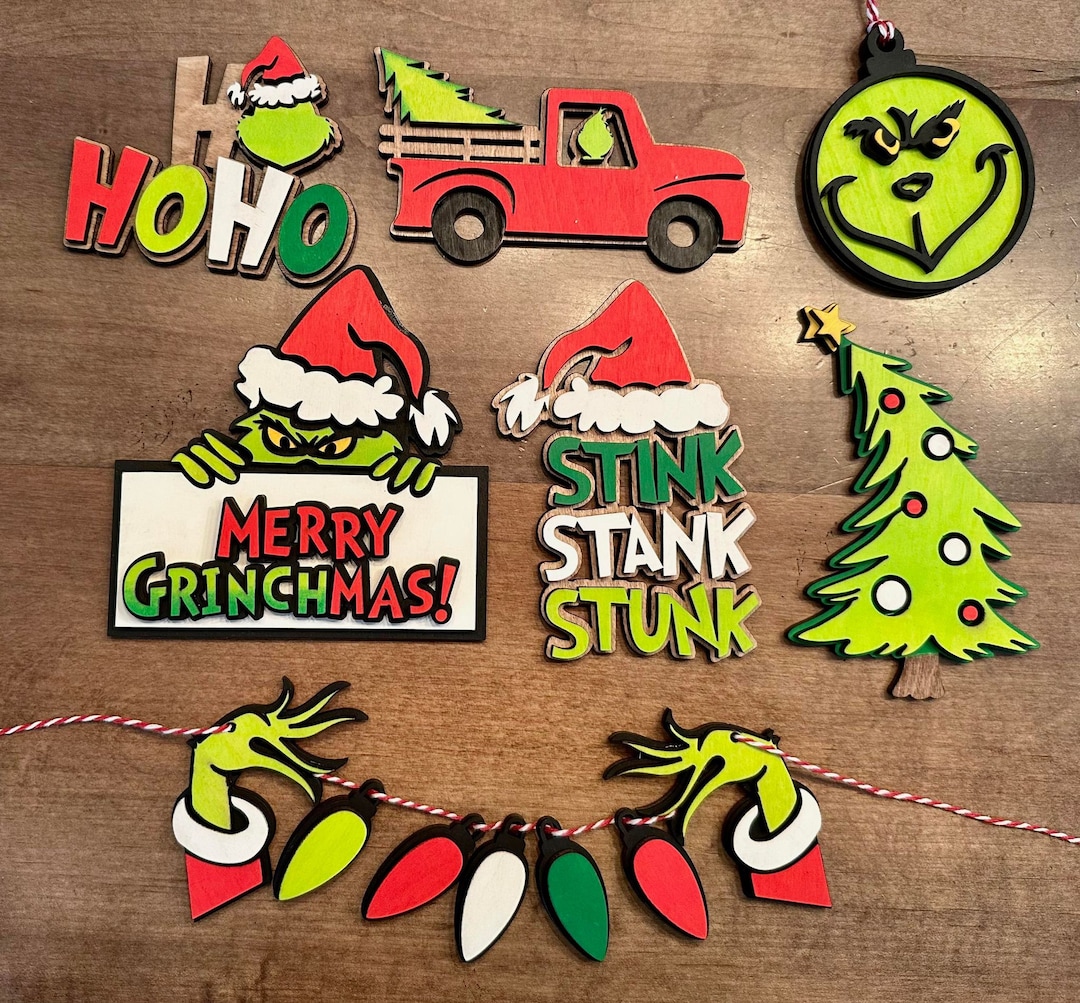 Merry Grinchmas / Mean One / Stink Stank Stunk / Christmas Decor ...