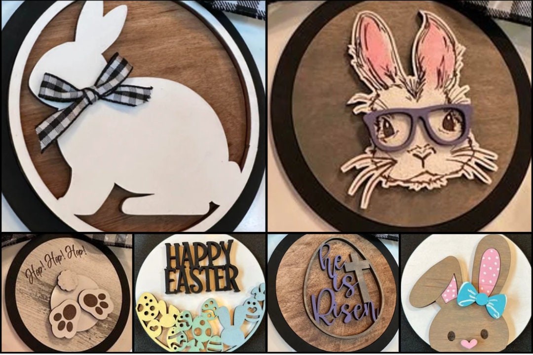 Easter Interchangeable Shiplap Round INSERTS ONLY - Etsy
