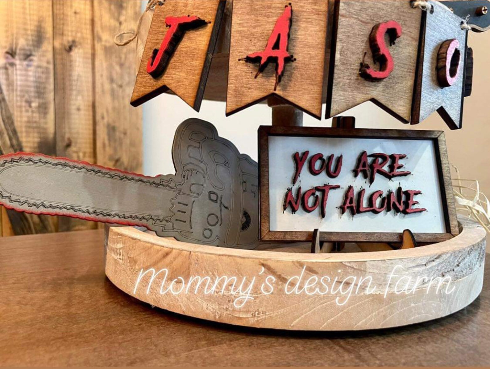 Horror Movie Sign / Tiered Tray Decor / Horror Decor / Horror Tiered ...