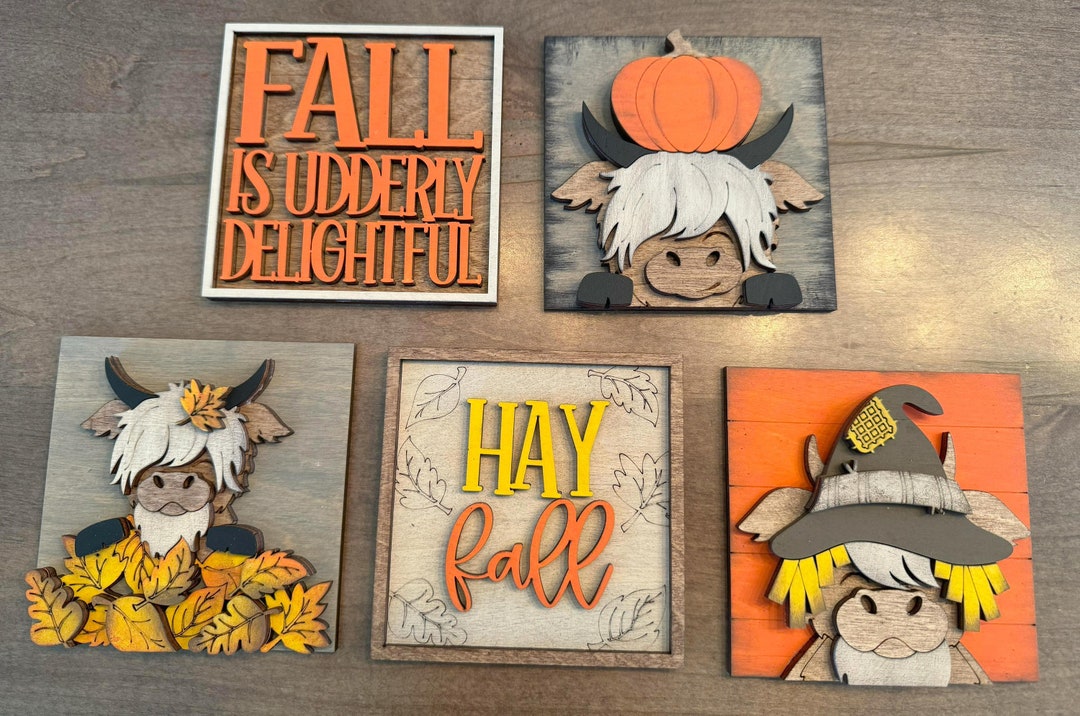 Fall Interchangeable Square INSERT Piece ONLY | Interchangeable ...