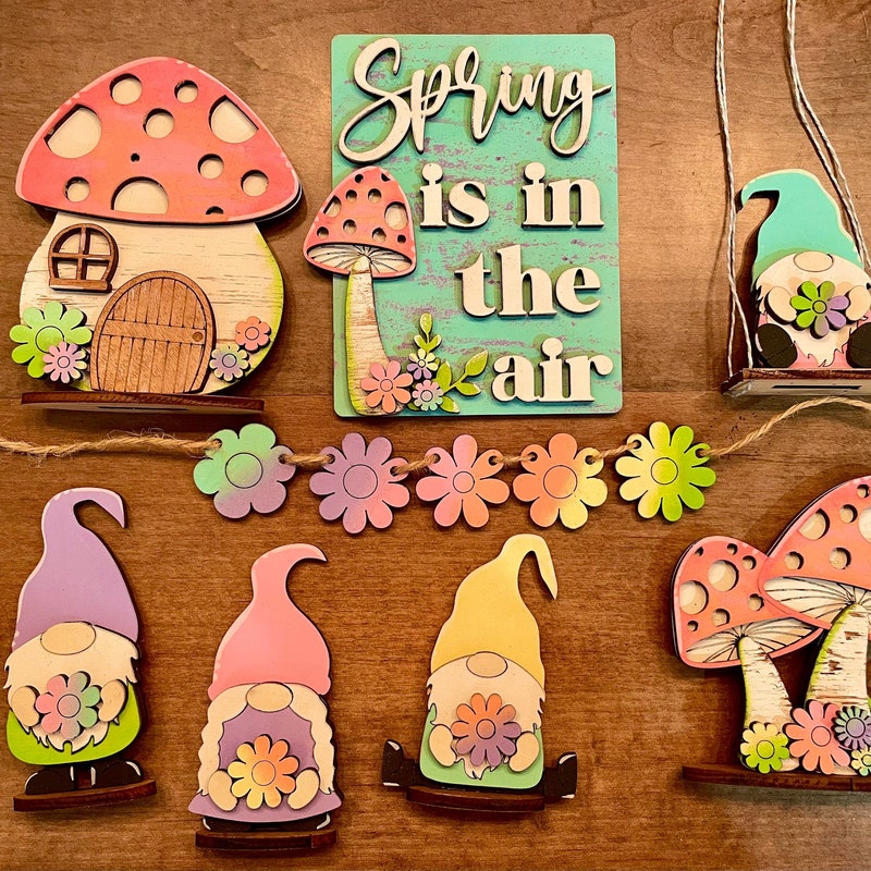 Spring Gnome Decor - Etsy