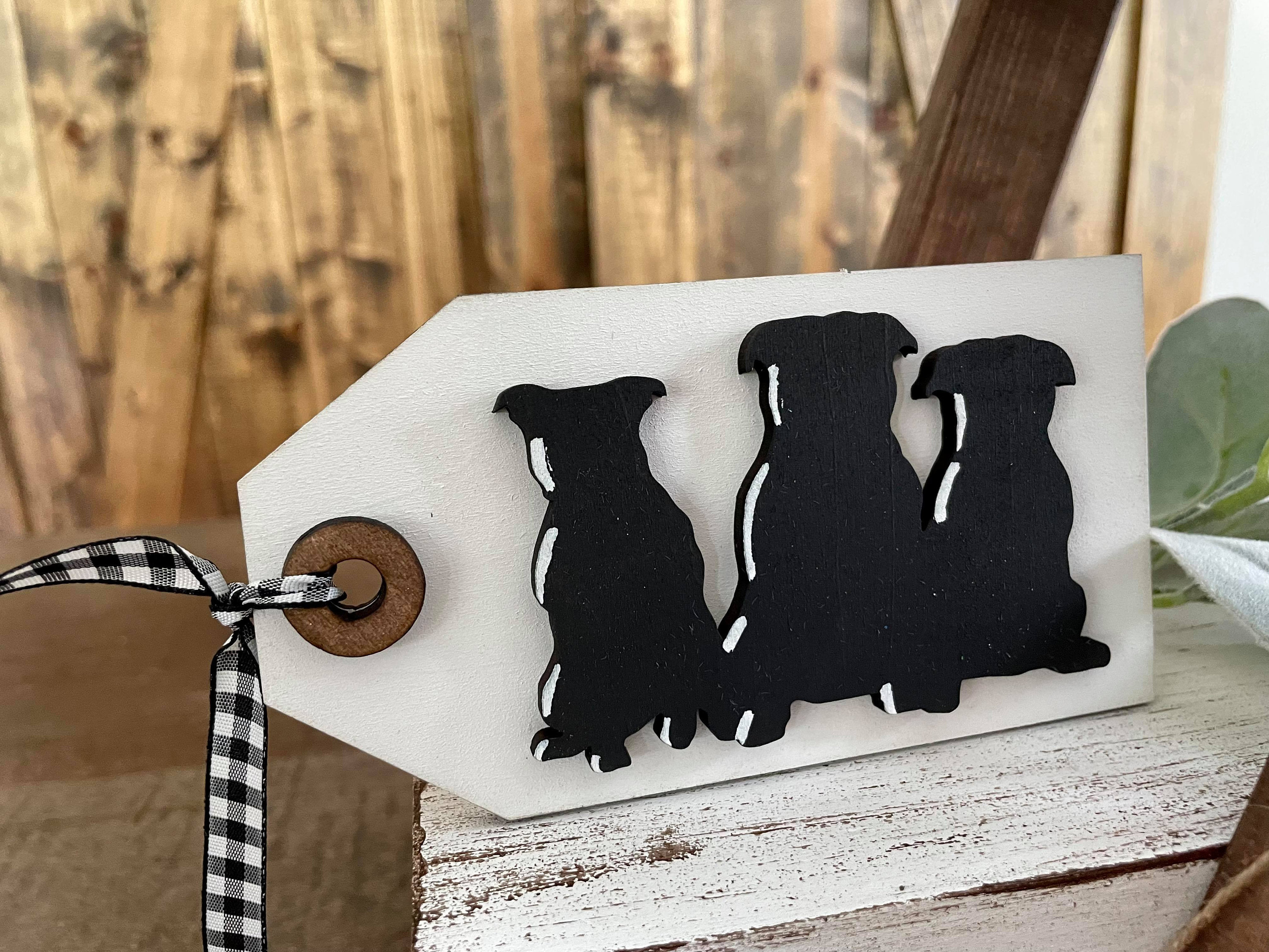 Dog Tiered Tray Decor dog Tier Tray/ Dog Decor / Tiered Tray - Etsy