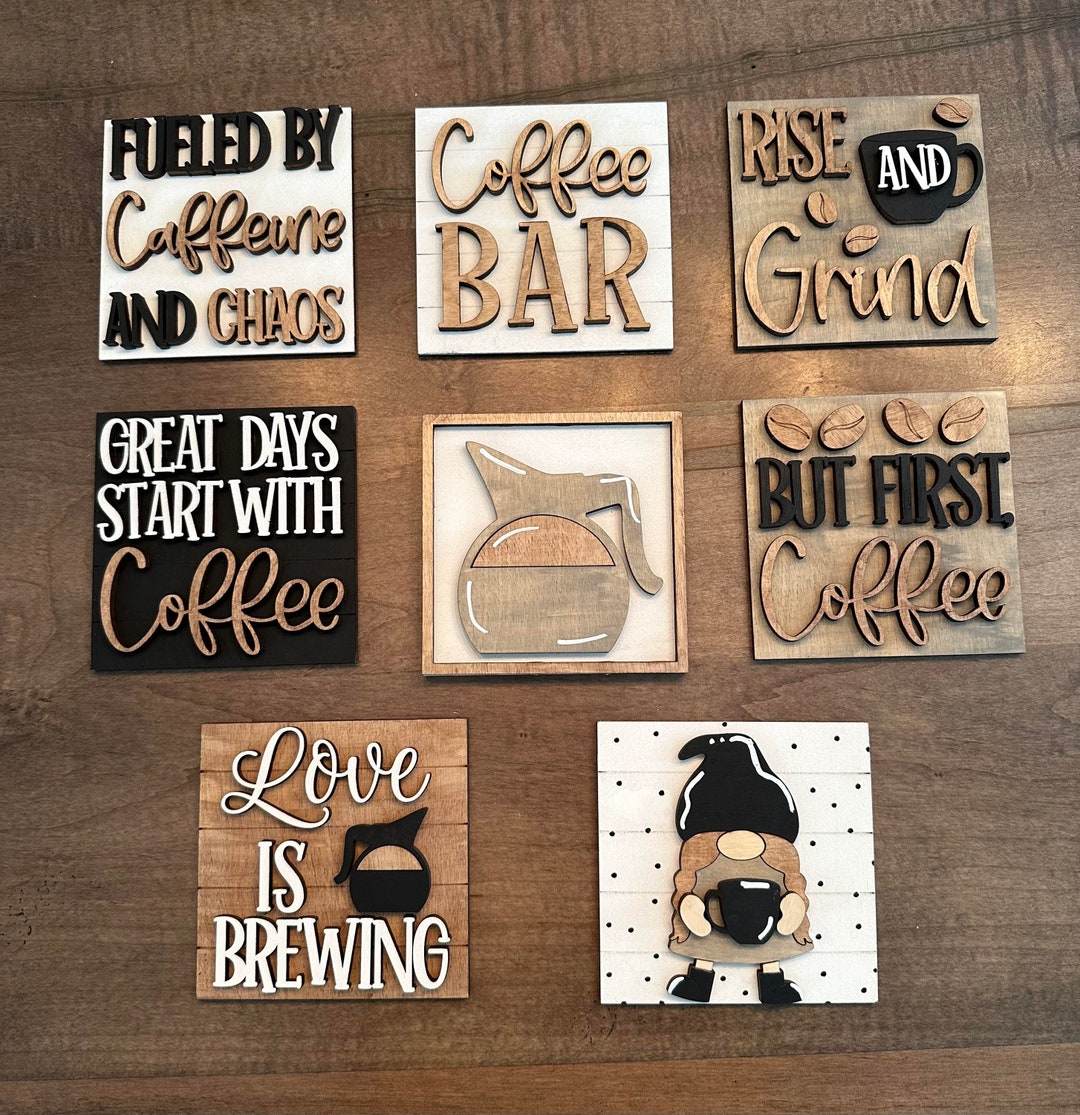 Coffee Interchangeable Square INSERT Piece ONLY | Interchangeable ...