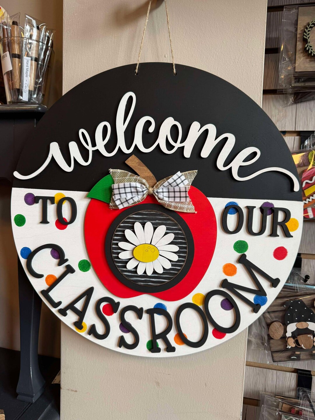 3D Interchangeable Doorhanger Welcome to Our Classroom BASE | School ...