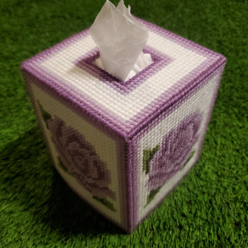 Plastic Canvas Tissue Box Covers - Etsy