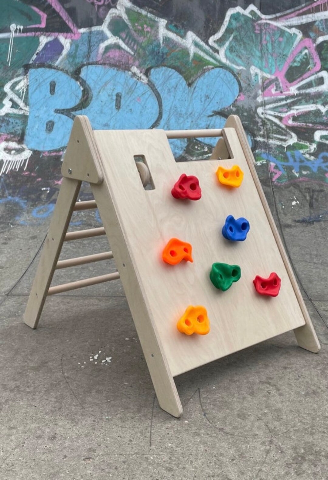 Best Offer2-piece Climbing Set Climbing Triangle With Easily Removable Climbing Wall Climbing ...