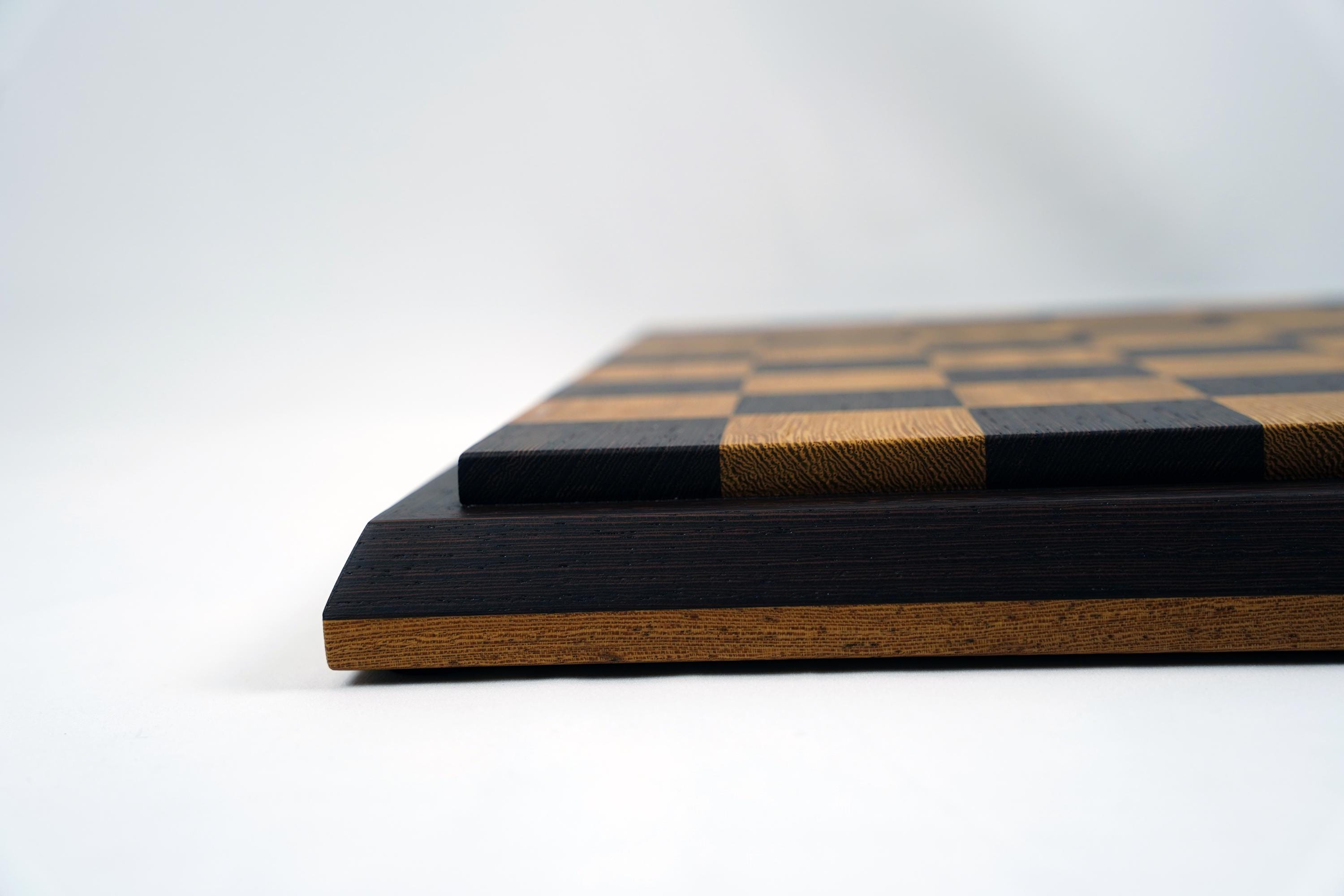 Premium Chess Board Only Made of 100% Solid Wood – Black and White ...