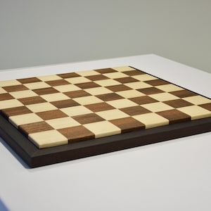 Modern Raised Chess Board With Solid Wood / Sapele and Wenge Handmade ...