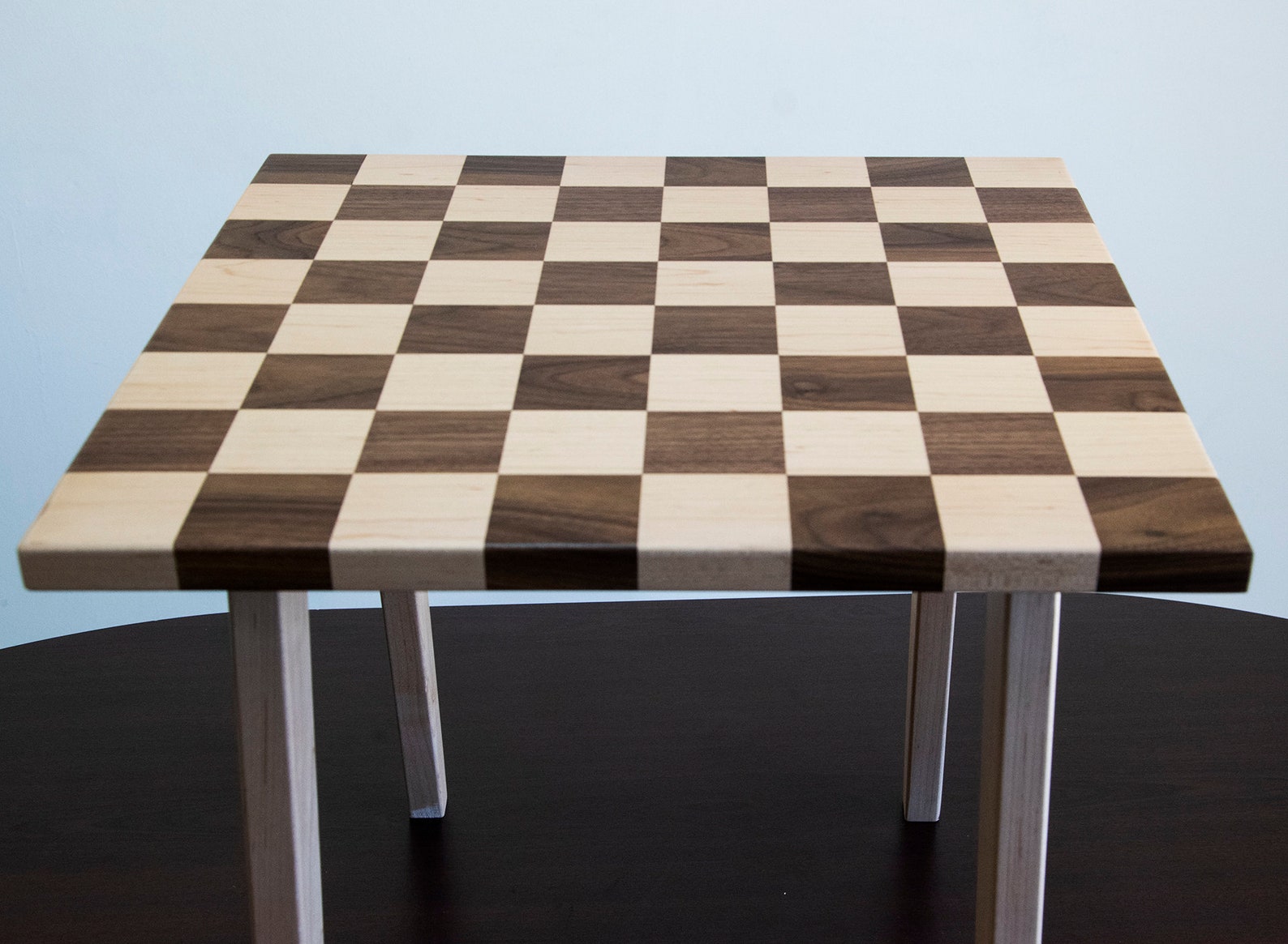 Handmade Chess Table Chess Board With Walnut and Chestnut - Etsy Australia