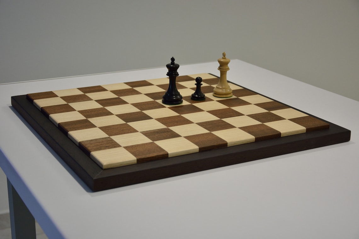 Modern Raised Chess Board With Solid Wood / Sapele and Wenge - Etsy