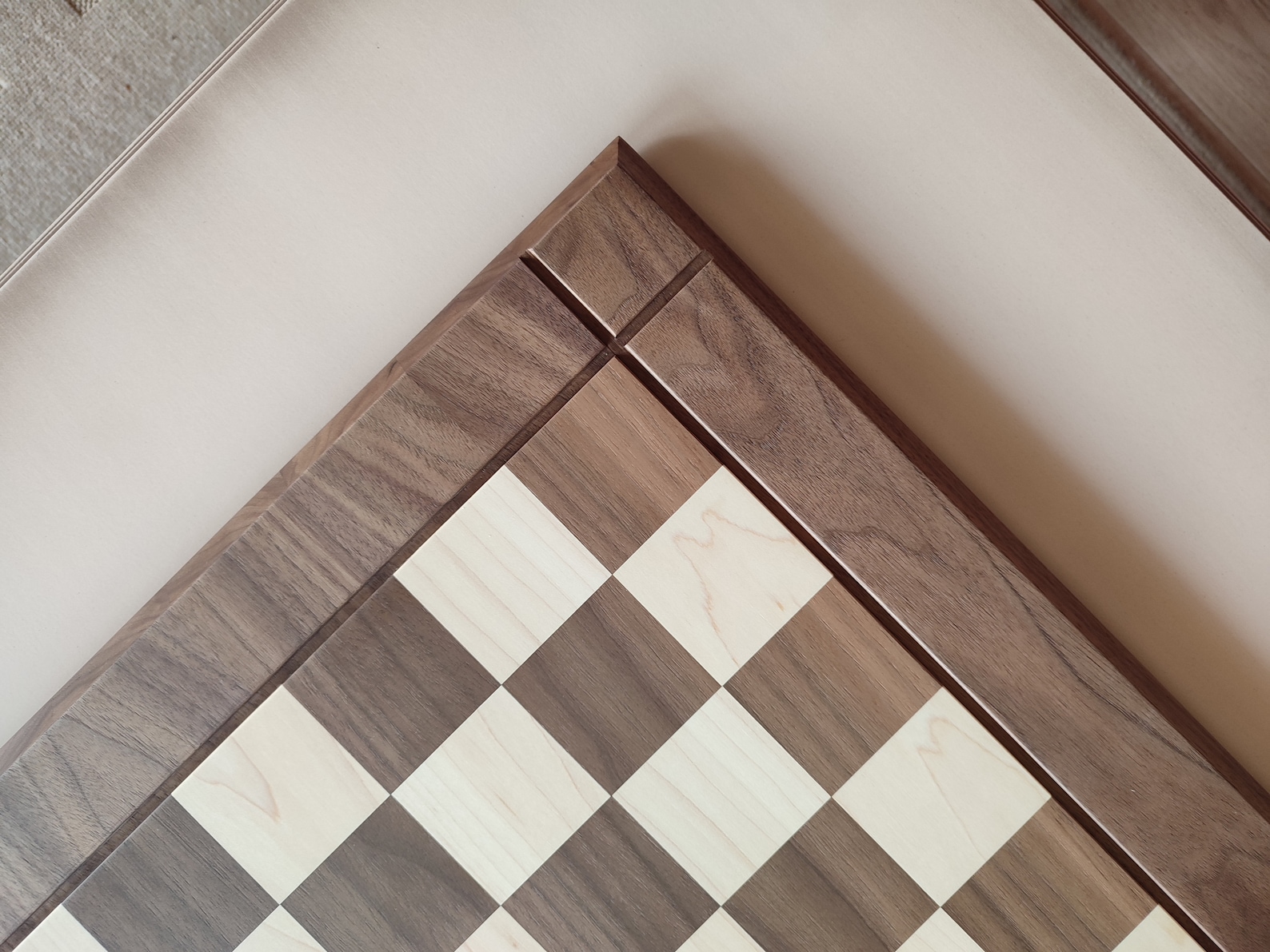 Drueke Style Chess Board With Walnut and Maple / Chessboard - Etsy UK