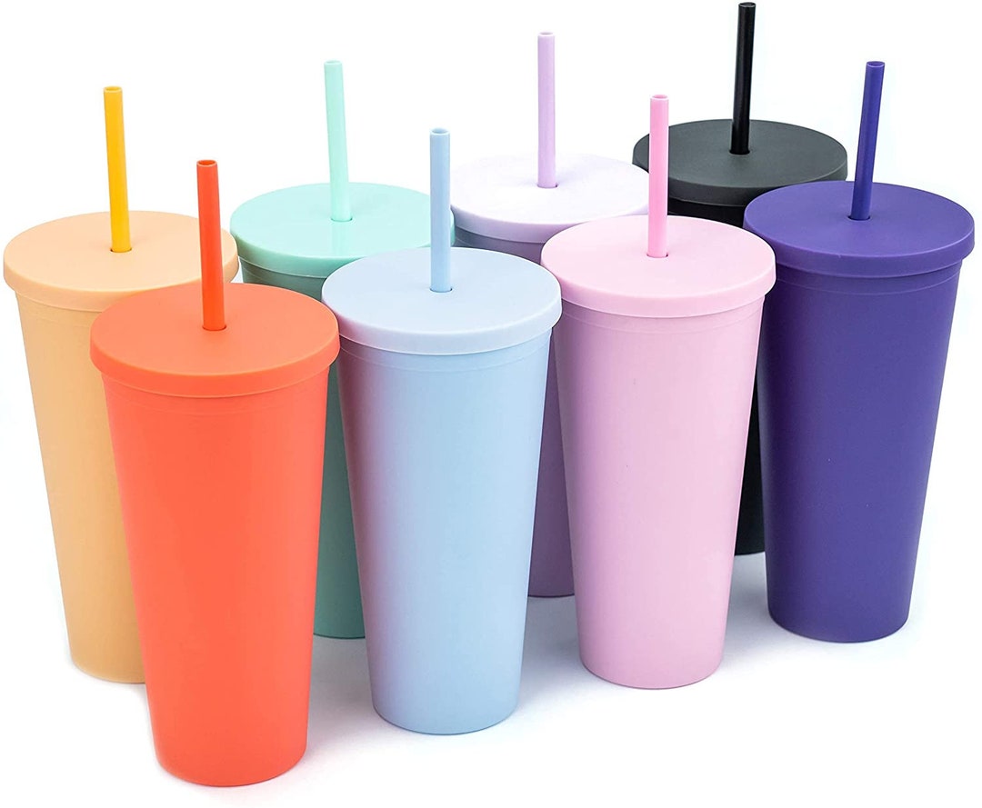Personalized, Custom, Matte, Colored, Acrylic, Cups - Etsy