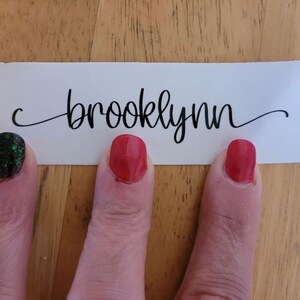 Name Decal, DIY Name Decal, Custom Name Sticker, Personalized Name ...