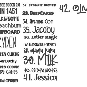 Name Decal, DIY Name Decal, Custom Name Sticker, Personalized Name ...