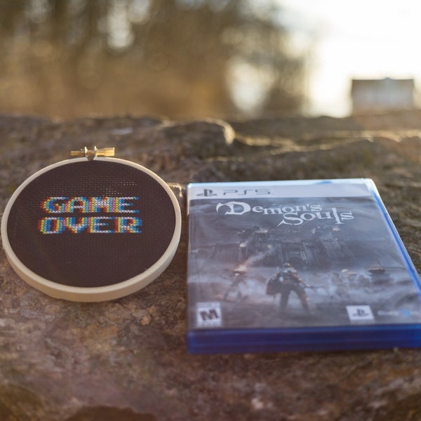 Game Over Cross Stitch Pattern - Etsy