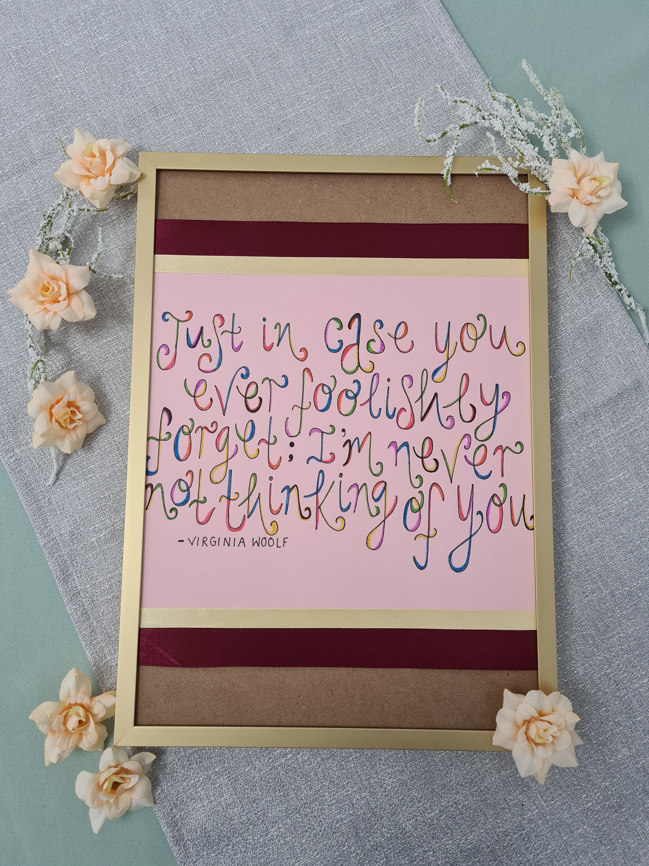 Handwritten Quote Card Love/poetry Quote Positive - Etsy