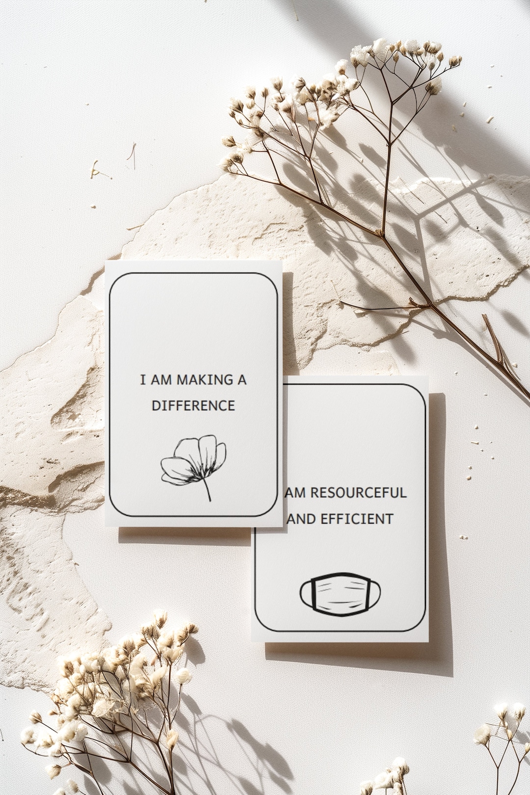 Nursing Affirmation Cards (B&W) - Etsy