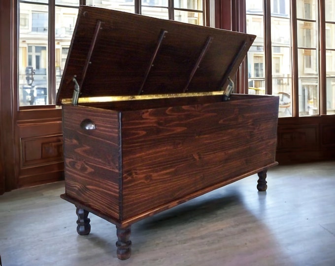 Restored 1940's Waterfall Cedar Chest by Dillingham - Etsy