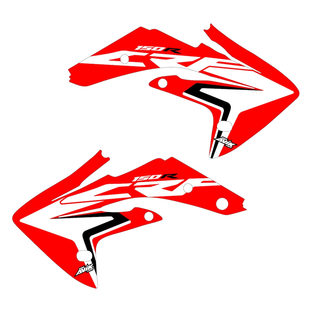 CRF150R 2007-2021 Stock Replica Shroud Graphics Red - Etsy