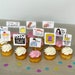 Printable Friends Party Cake Toppers / Cocktail Toppers Instant ...