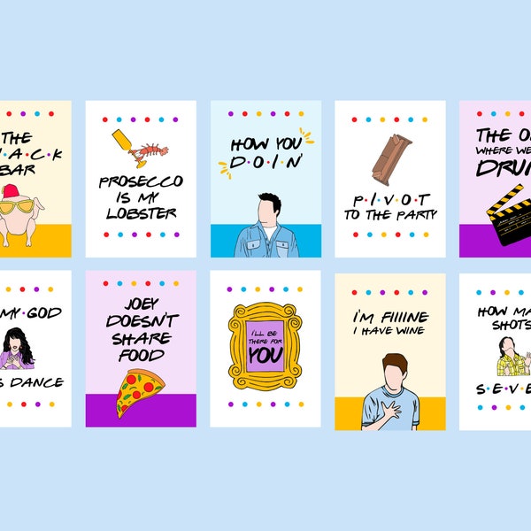 Friends Printable - Etsy