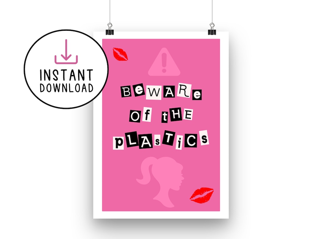 Mean Girls Party - Beware of the Plastics | Instant Download ...
