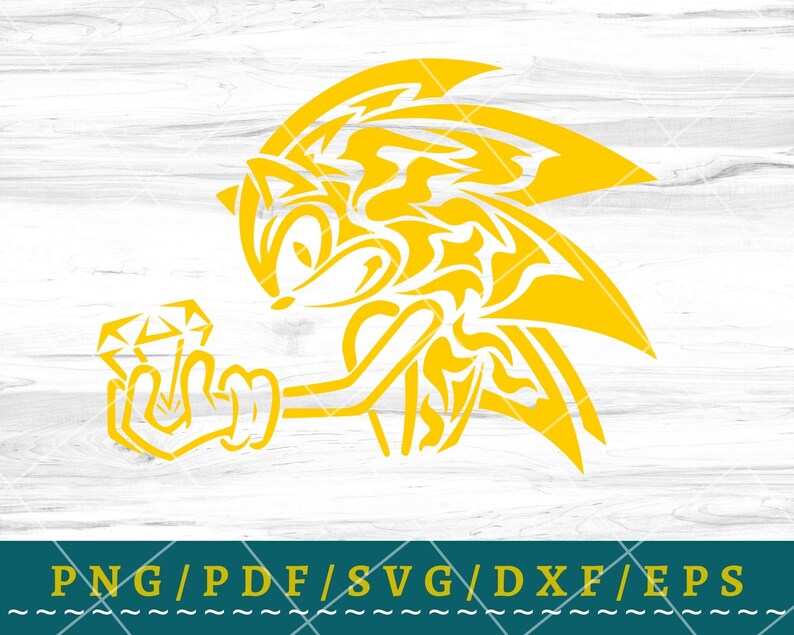 Sonic Svg, Sonic Png Clipart, Sonic the Hedgehog Svg, Anime Svg, Svg ...