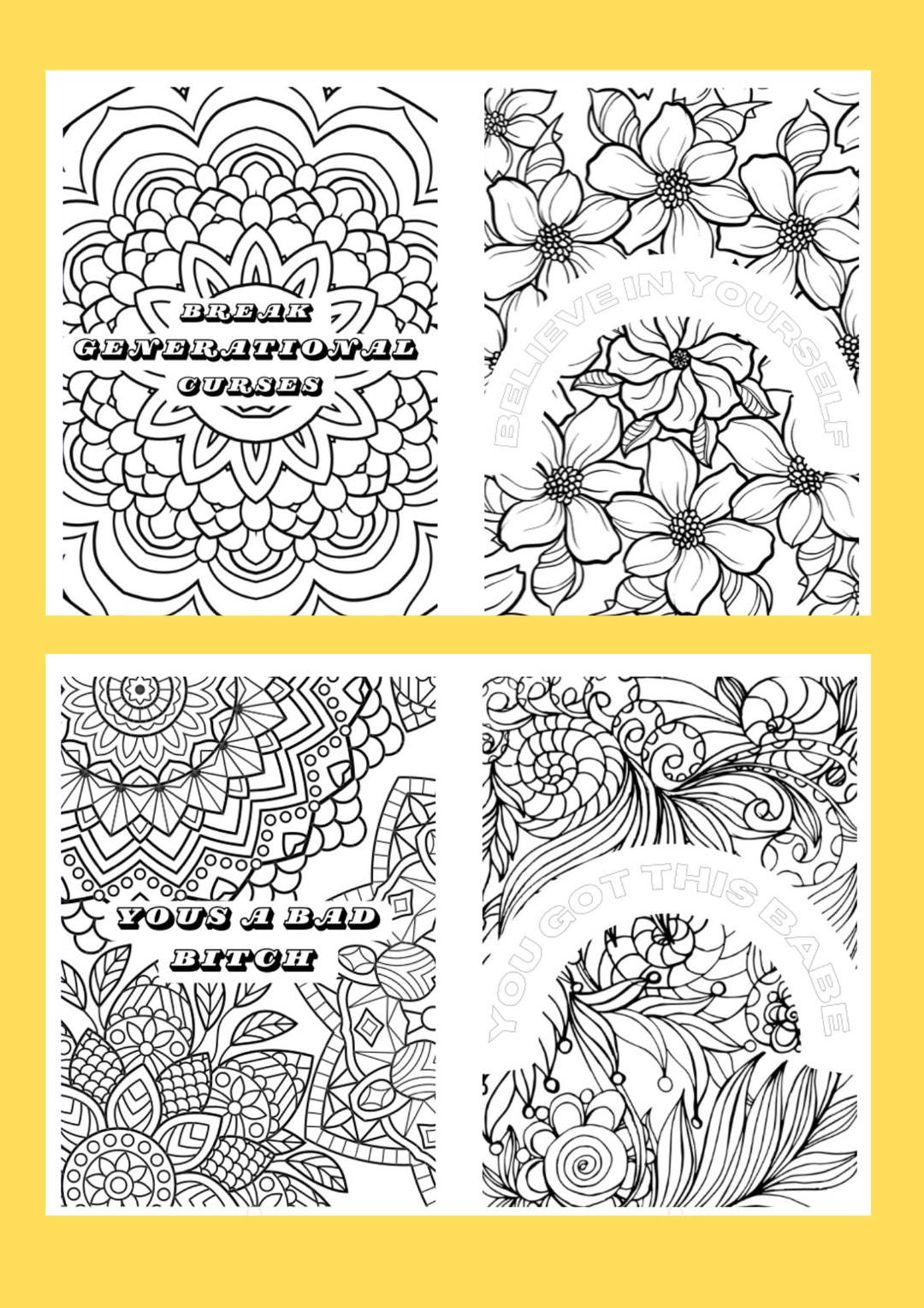 Colouring Pages Adult Mental Health Awareness Week Women Colouring ...