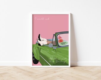 Harry Styles Keep Driving Print - Etsy UK