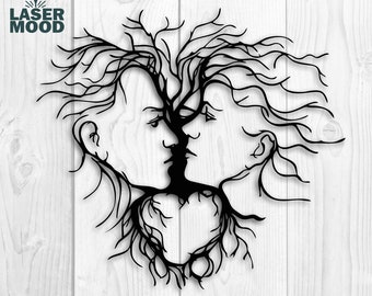 Woman Tree Svg | Etsy