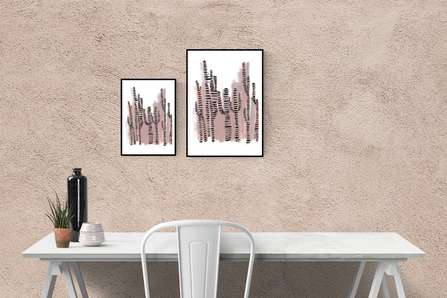 Abstrakte Linienzeichnung Abstrakte Linie Zeichnung Druck | Etsy