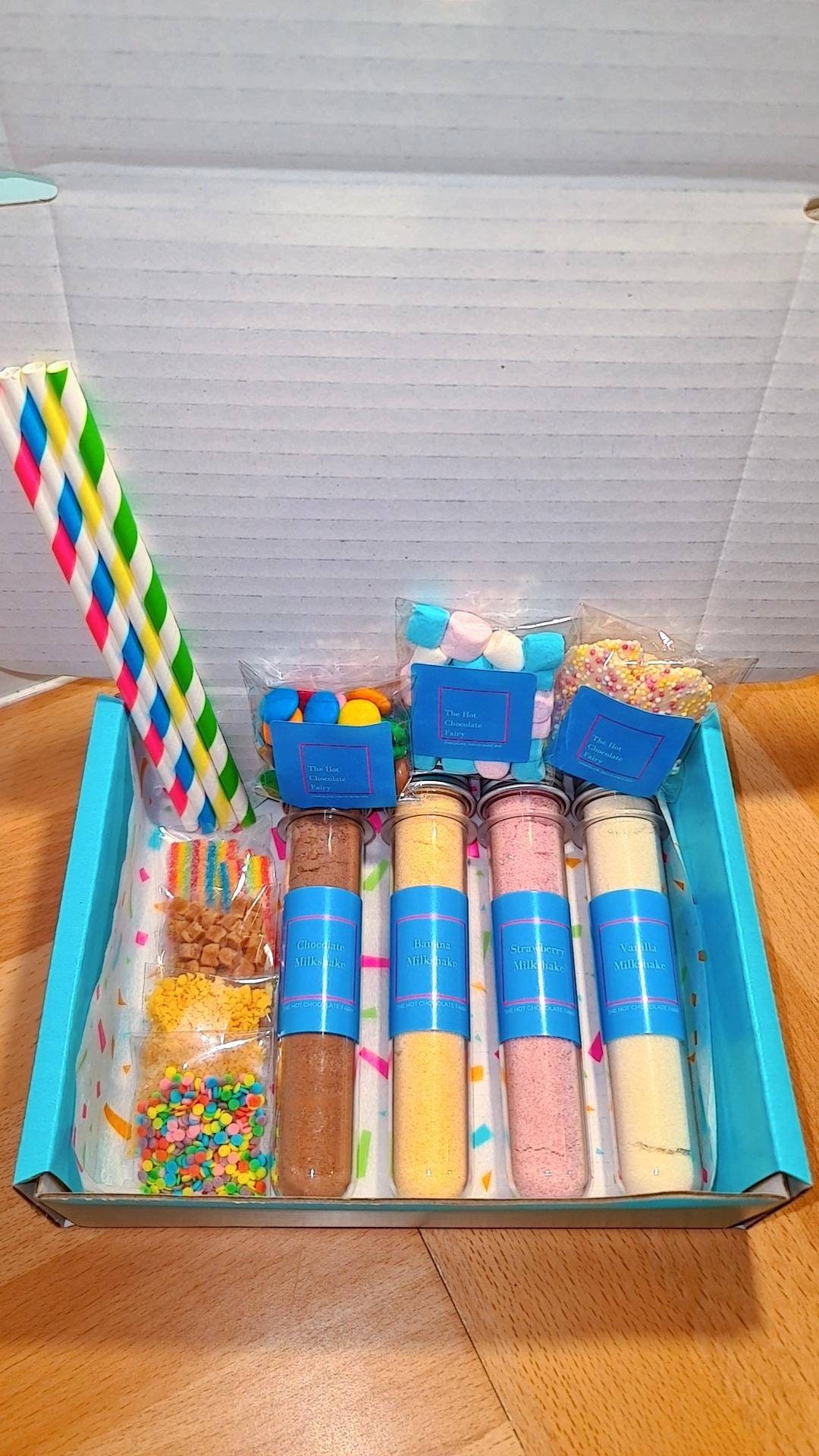 LUXURY MILKSHAKE Kit Kids Milkshake Set 4 Flavours Teen - Etsy UK