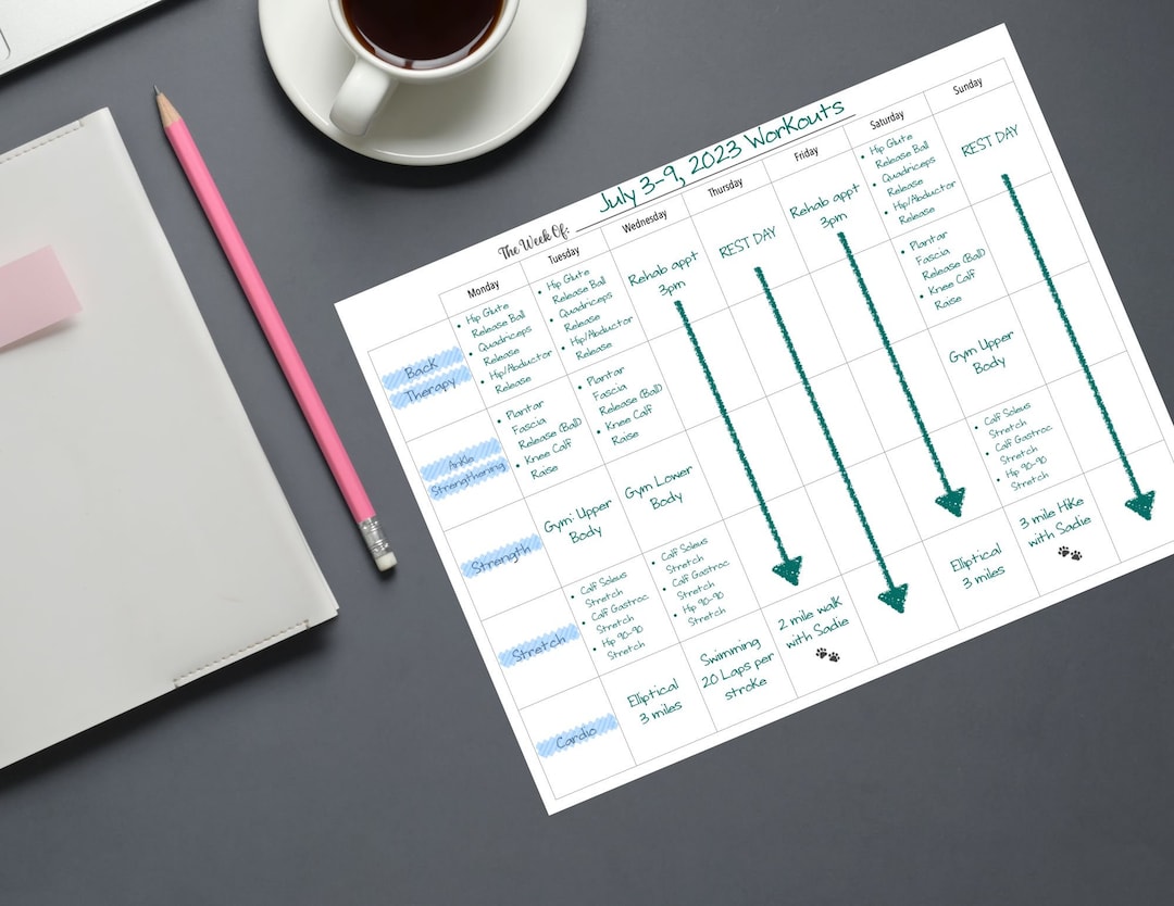Multi-purpose Weekly Planner - Etsy