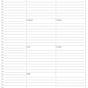 Weekly Planner Printable, Dashboard Layout, Weekly Schedule, Weekly ...