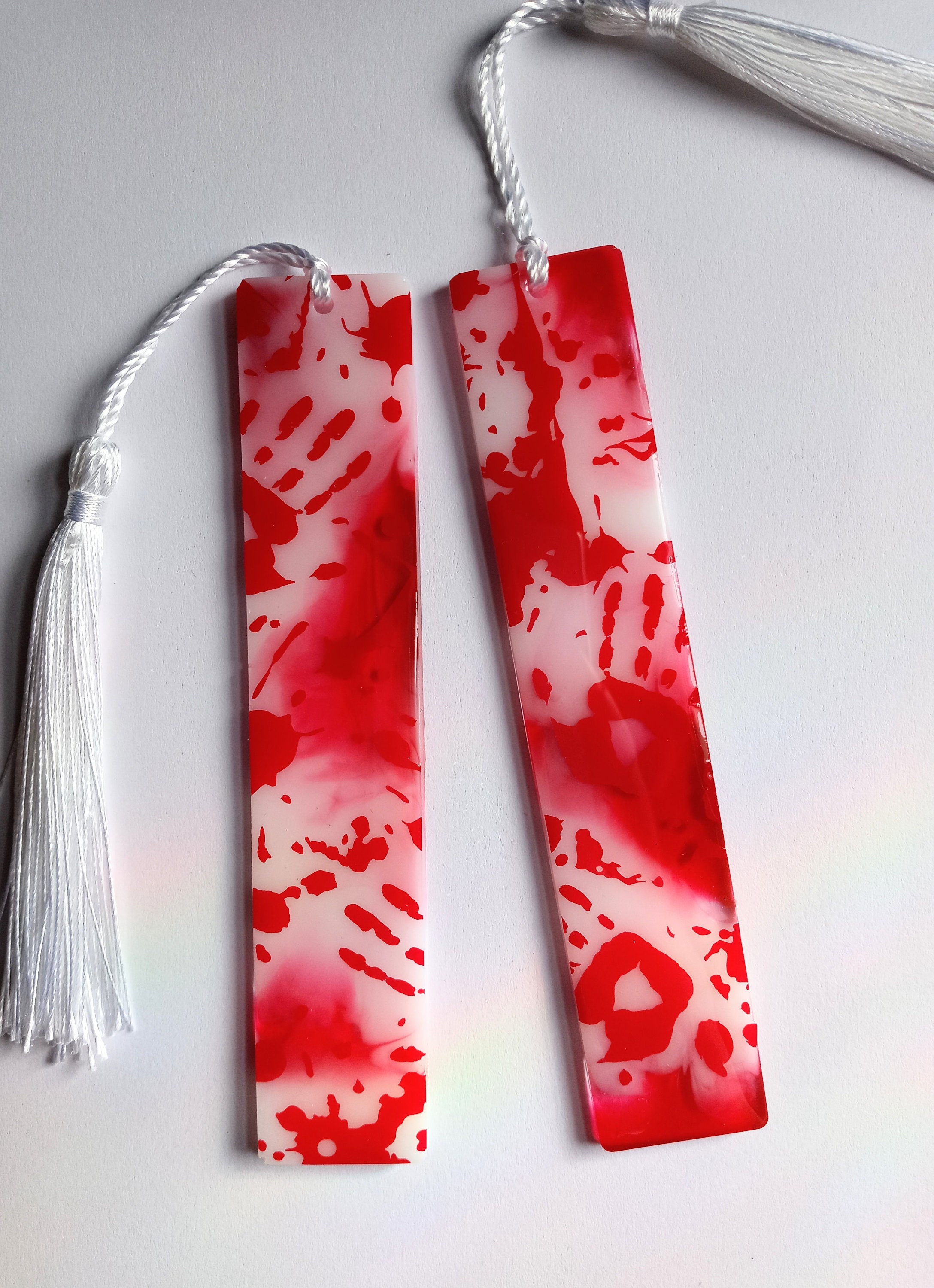 Blood Splatter Bookmark - Etsy