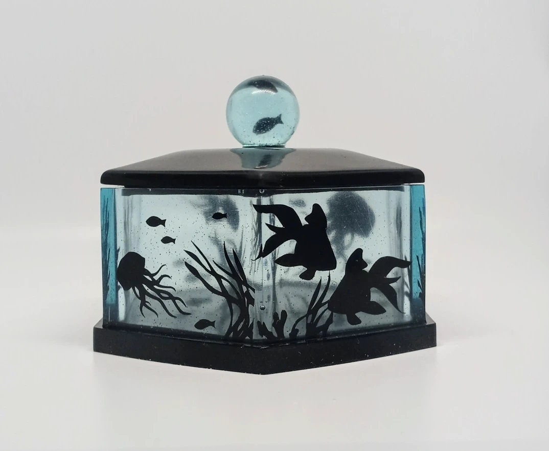 Mermaid Aquarium Trinket Box - Etsy