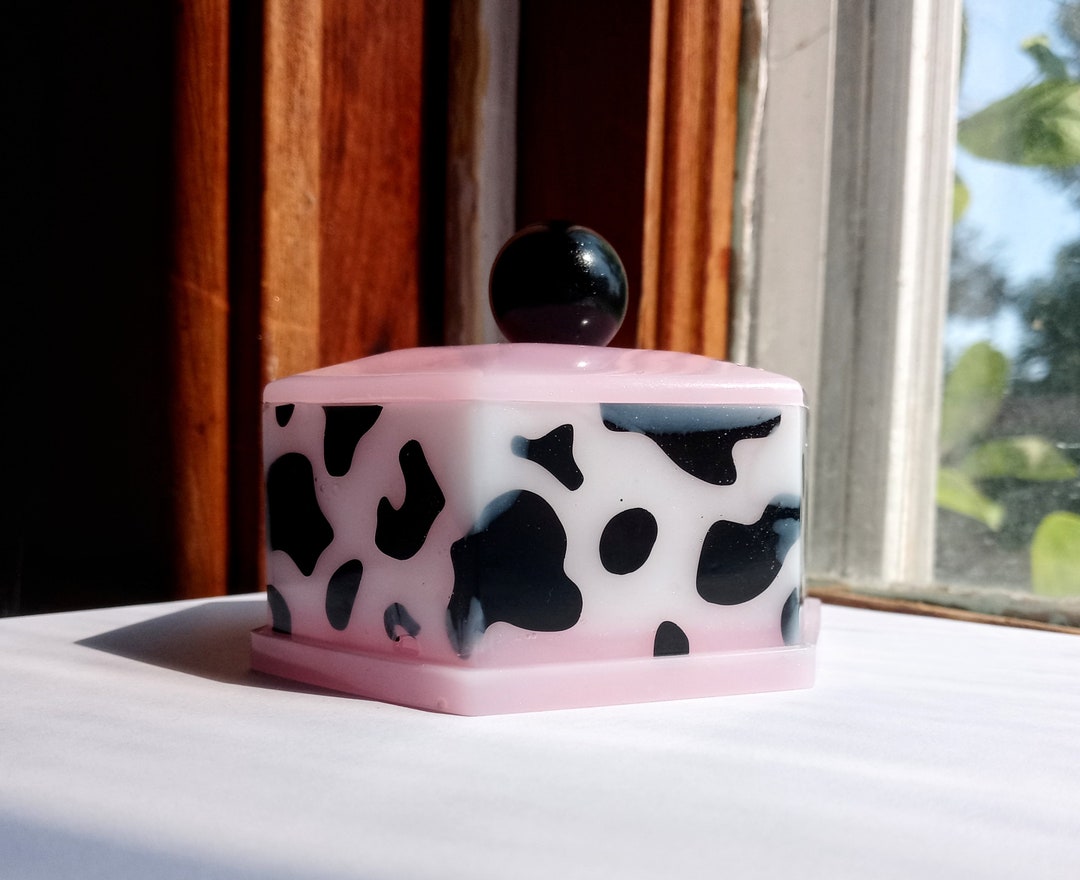 Cow Print Box - Etsy