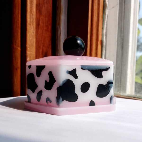 Cow Print Boxes - Etsy