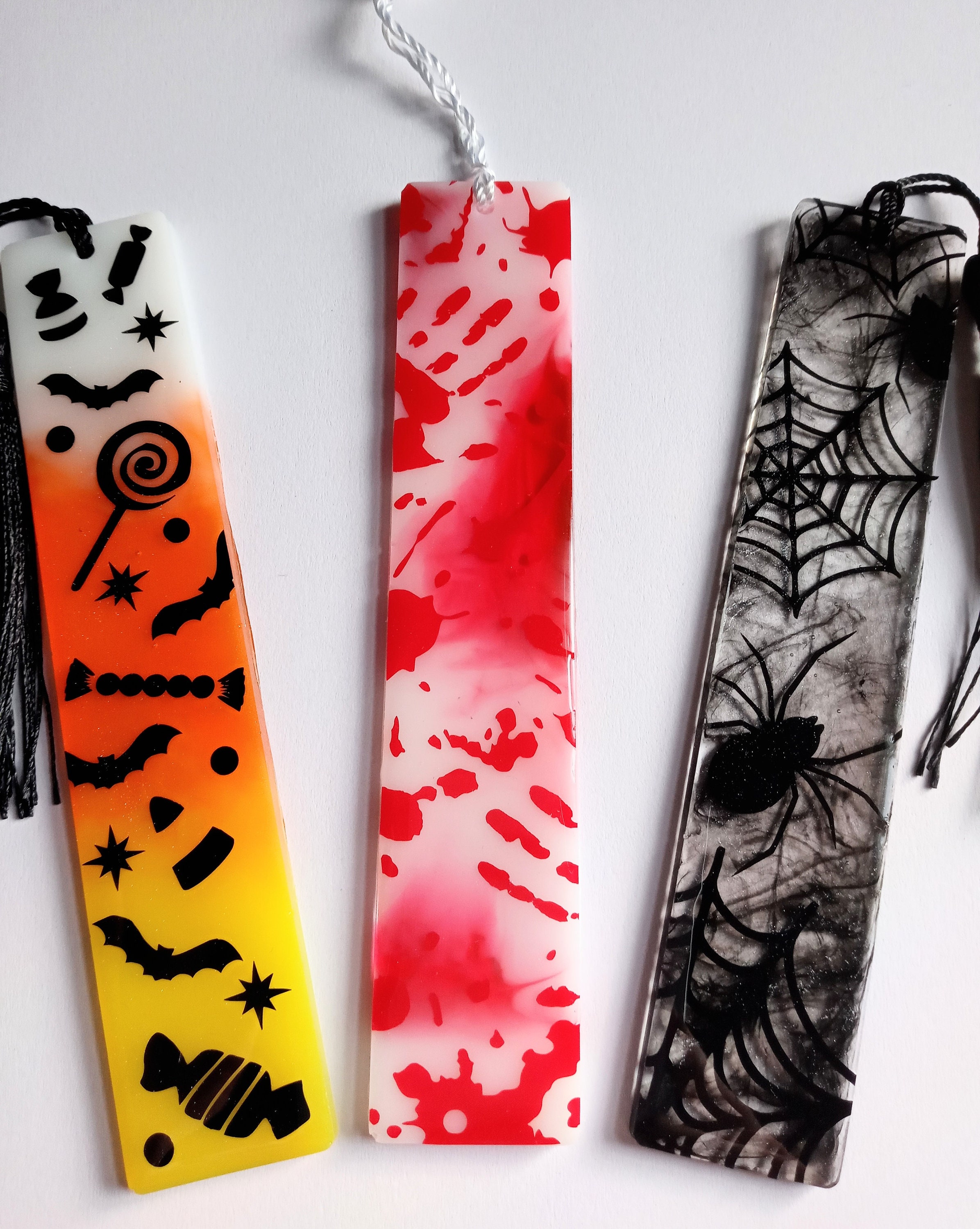 Blood Splatter Bookmark - Etsy