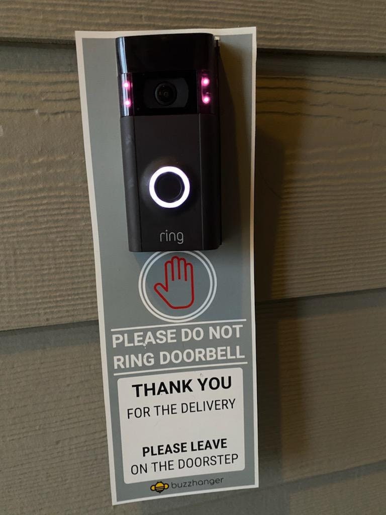 Do Not Disturb Weather Proof Highly Tear Resistant Please Dont Ring No ...