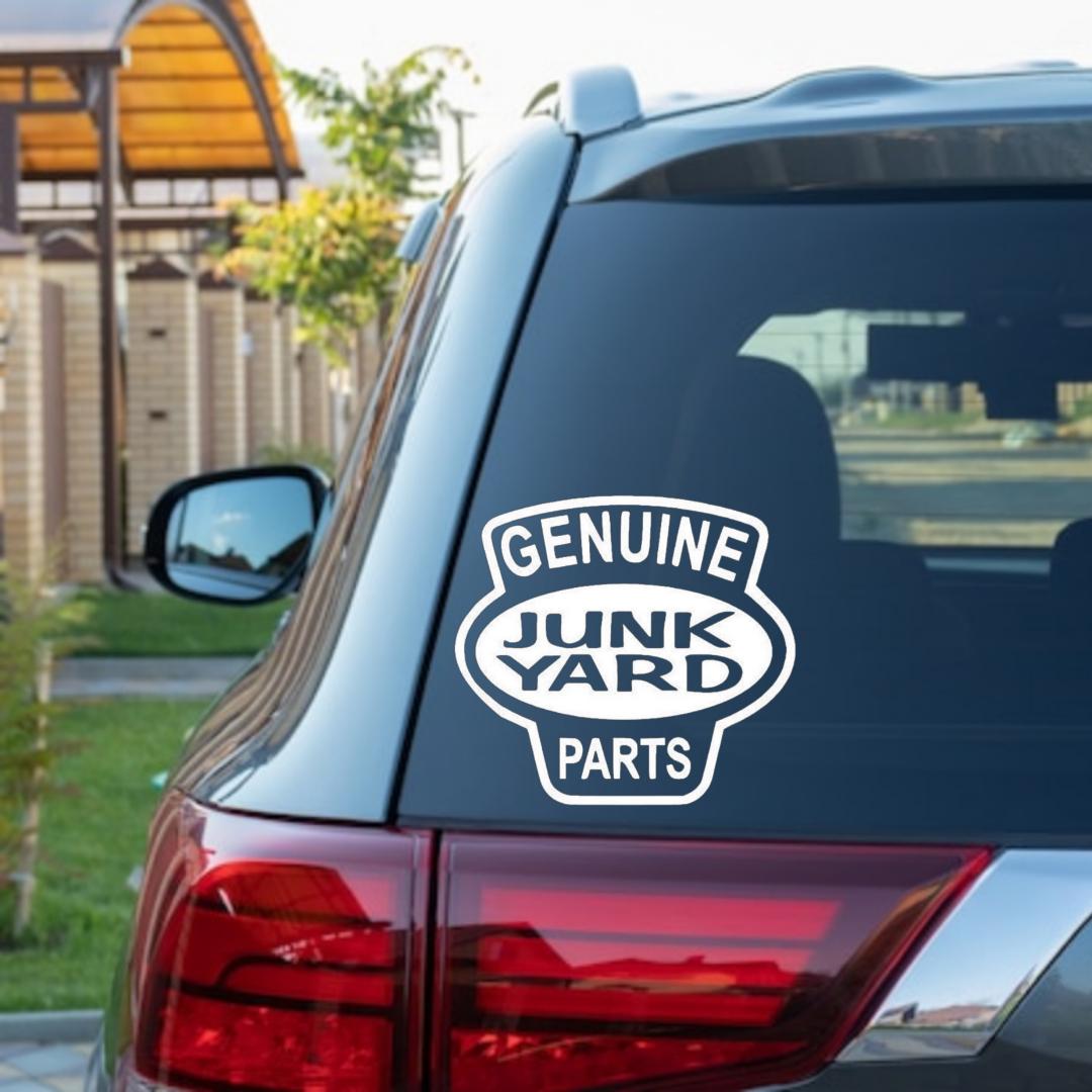 Genuine Junkyard Parts Decal - Etsy