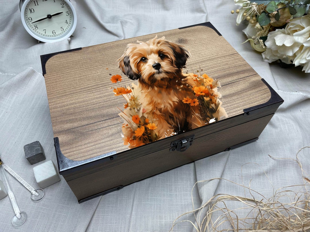 Cute Dog Jewelry Box,dog Accessories Box,colorful Wooden Gift ...