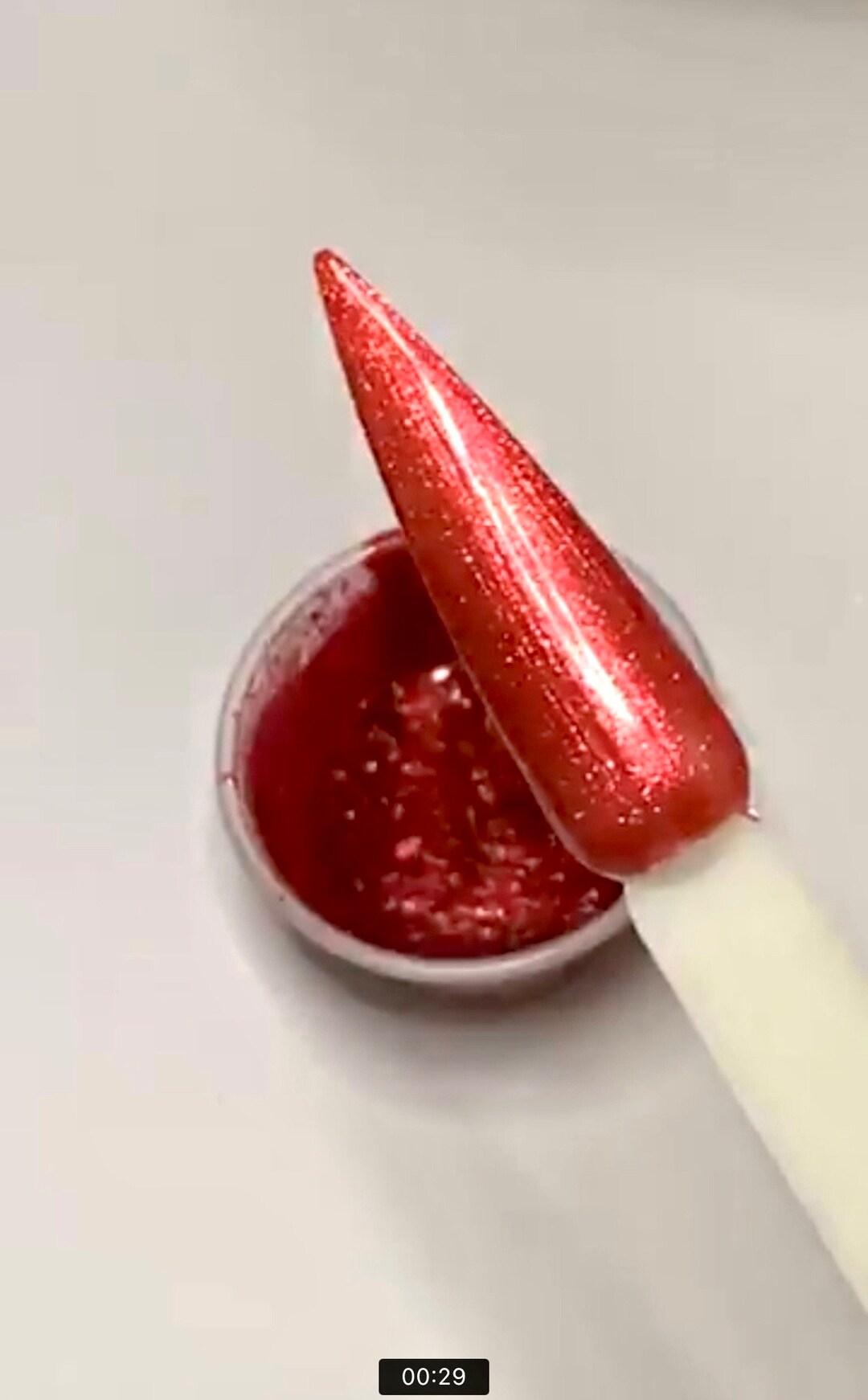 Cherry Fizz Sparkley Red Nail Polish, 10-free, Non Toxic - Etsy