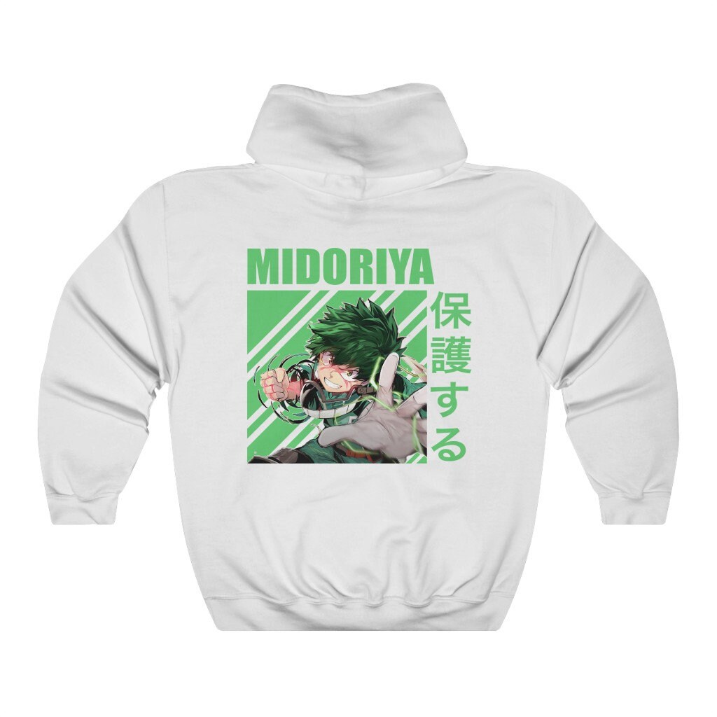 Unisex Deku Hoodie My Hero Academia Hoodie Boku No Hero Etsy