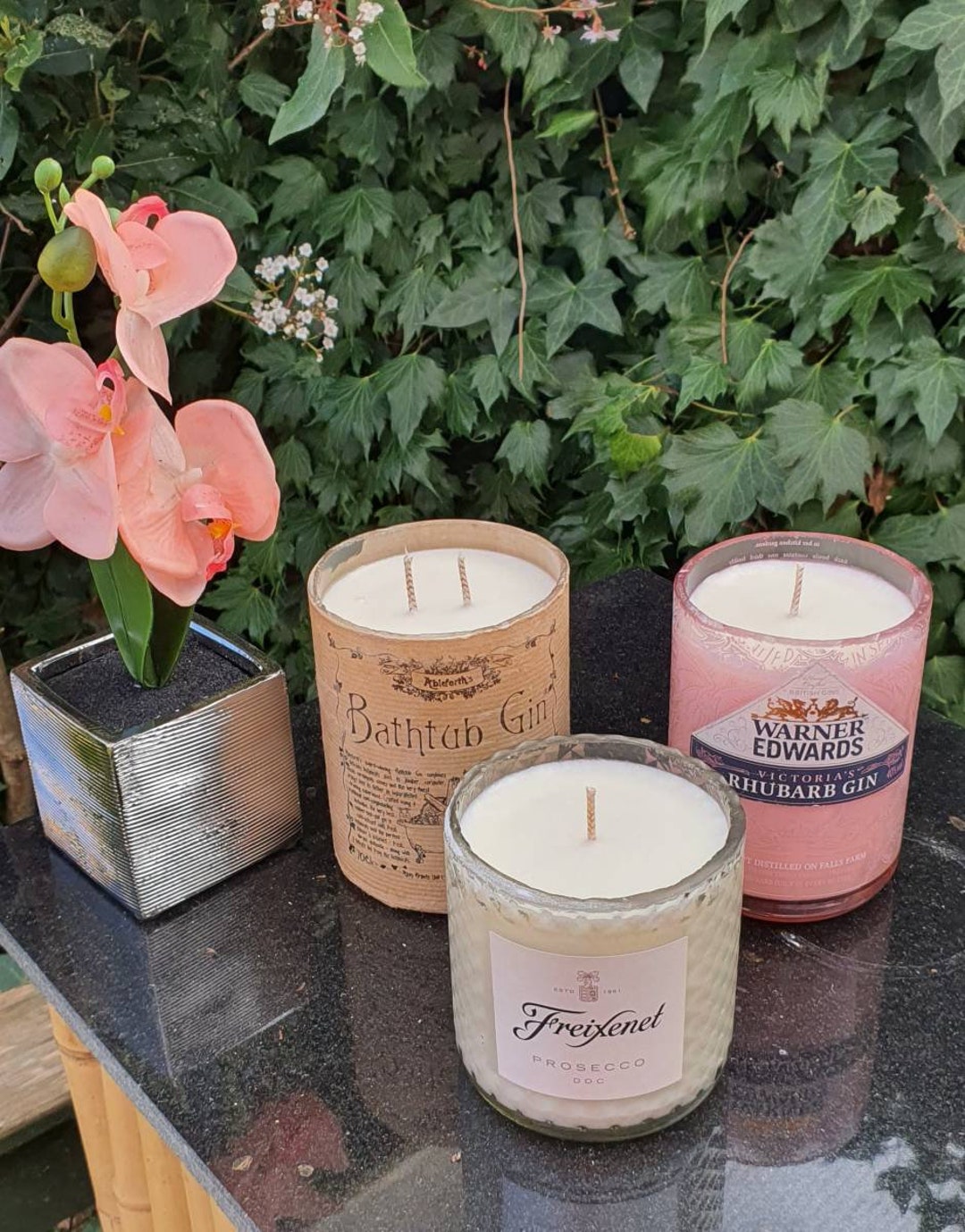 Upcycled Bottle Candles - Etsy