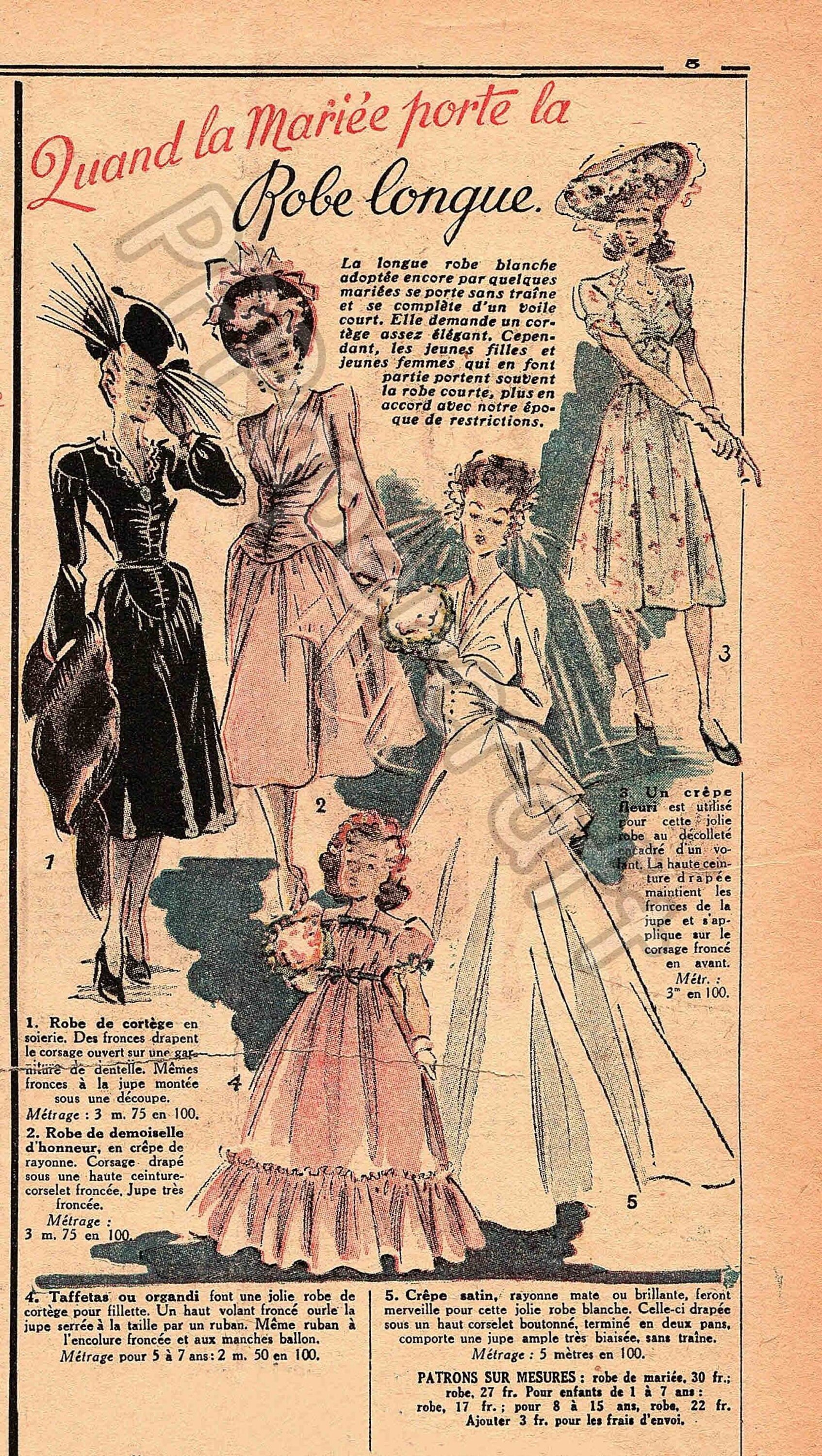 Vintage French PATTERN ADVERTISMENTS PAGES, Scrapbooking, Sewing ...