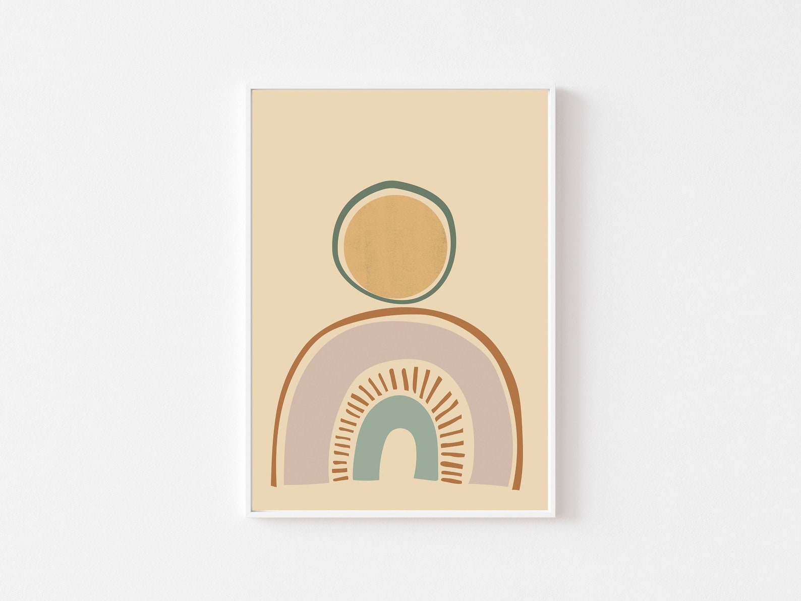 Boho Printable Wall Art Boho Printable Wall Art Abstract - Etsy UK