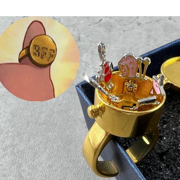 Spongebob Bff Ring - Etsy
